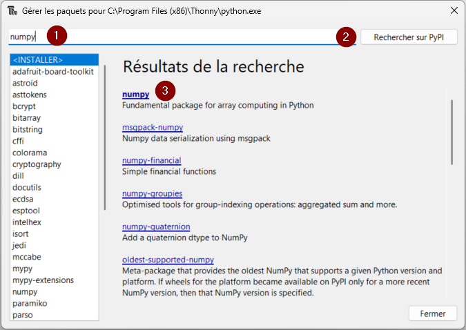 Fonctions mathématiques - Programmation en sciences